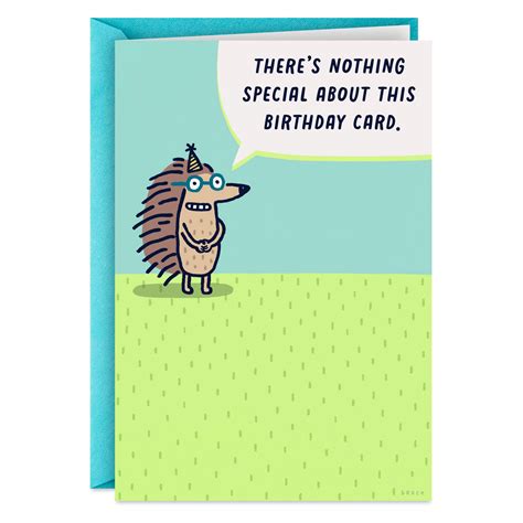 Nothing Special About This Funny Birthday Card Greeting Cards Hallmark