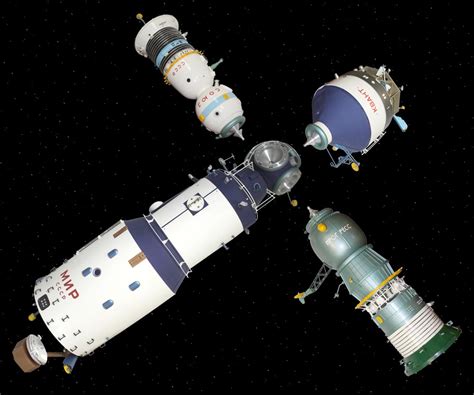 SOVIET MIR SPACE STATION 1 8 MODEL MUSEUM SIZE QUALITY