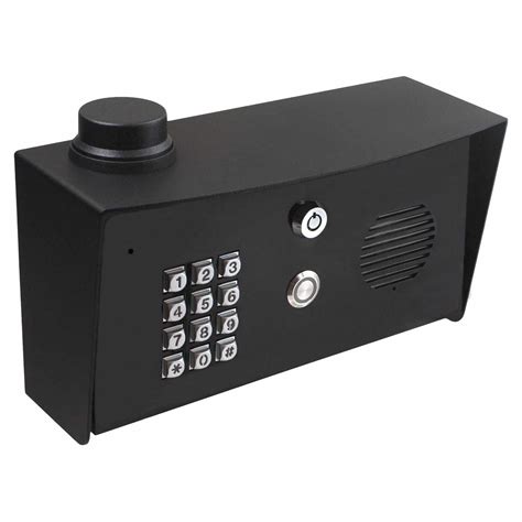 Gooseneck Pole Mount Cellular Network Intercom With Keypad