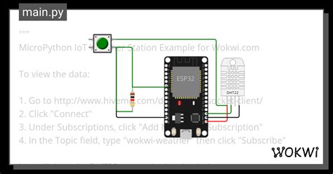 MicroPython MQTT Weather Logger AMI Wokwi ESP32 STM32 Arduino Simulator