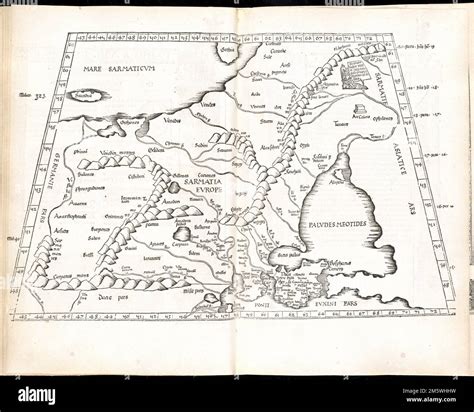 Tabula Viii Europae Mapa De Las Antiguas Tierras Sarmatianas Incluida