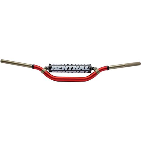 Renthal Twinwall CR High Bend 918 Red Handlebar For MX Dirtbikes 918 01