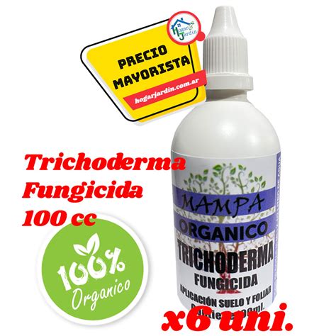 Trichoderma Fungicida 100cc X6uni Hogarjardín
