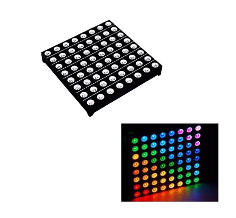 Matriz de Led RGB 8x8 5mm AutoCore Robótica Arduino em Fortaleza