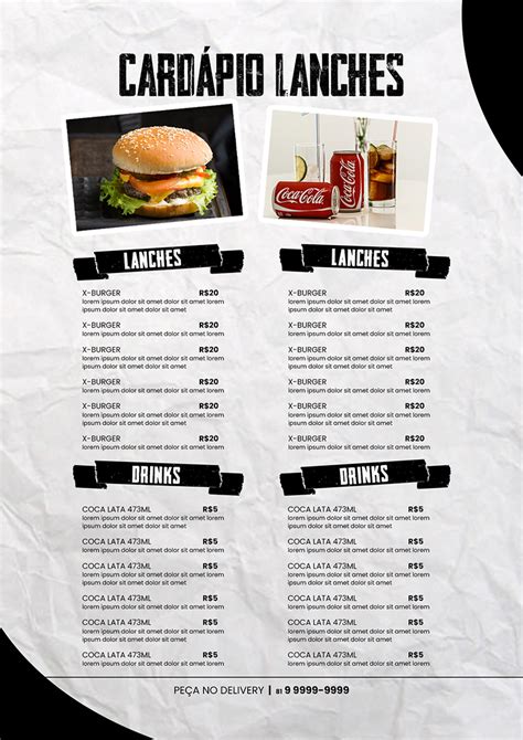Cardápio Para Hamburgueria Saiba Como Montar Um Menu De Hambúrgueres🤝