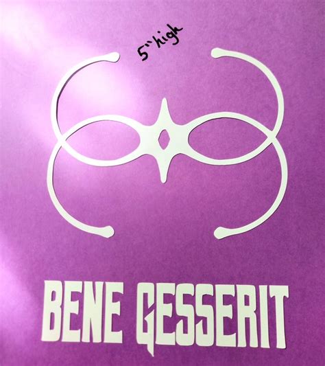 Bene Gesserit Symbol Car Window Laptop Wall Vinyl Decal Bumper Etsy