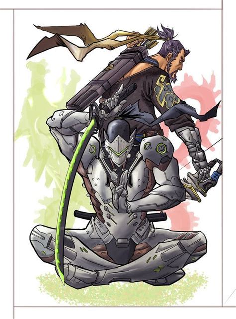 Genji And Hanzo Overwatch Overwatch Fan Art Overwatch Hanzo