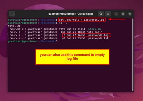 How To Empty Log File Linux Effective Methods