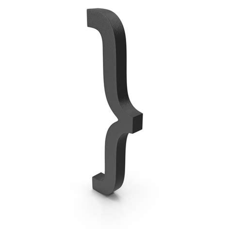 Closing Bracket Png Images And Psds For Download Pixelsquid S12019958a