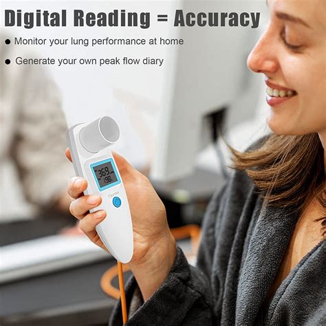 Digital Spirometer Peak Flow Meter For Asthma Copd Pef And Forced Ex Super B Plus Group Ltd®