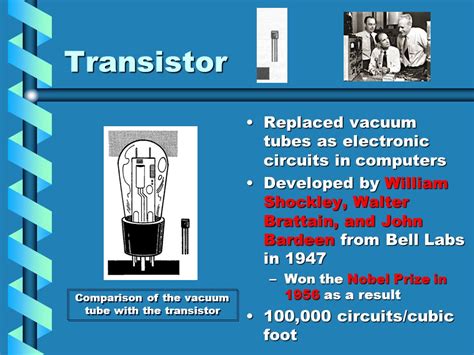 Vacuum Tube Vs Transistor Computer At Kevin Davidson Blog