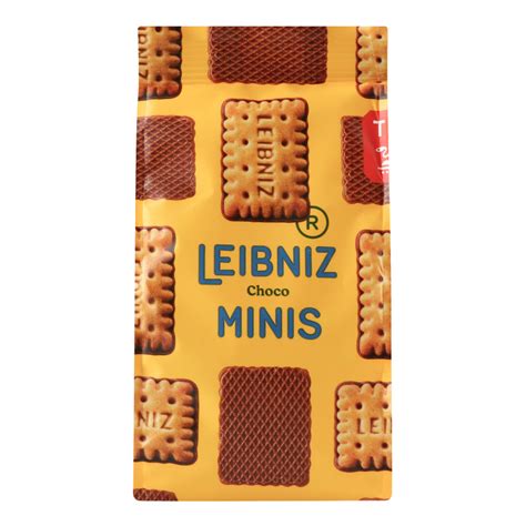 Мини-печенье cливочное Choco Minis Leibniz м/у 100г Leibniz ...