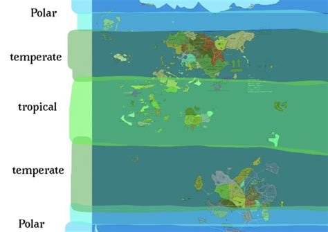 Climate Map Rcontinentofcardboard