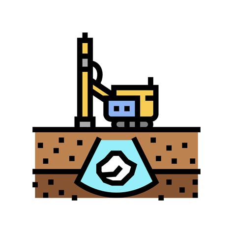 Mineral Exploration Color Icon Illustration 50128584 Vector Art At Vecteezy
