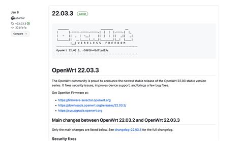 openwrt 22 03 3 released or not installing and using openwrt openwrt forum