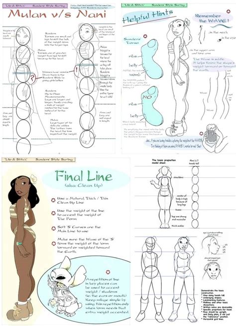 Pin By Michael J Cole On Model Sheets Character Design Animation Lilo And Stitch Drawings