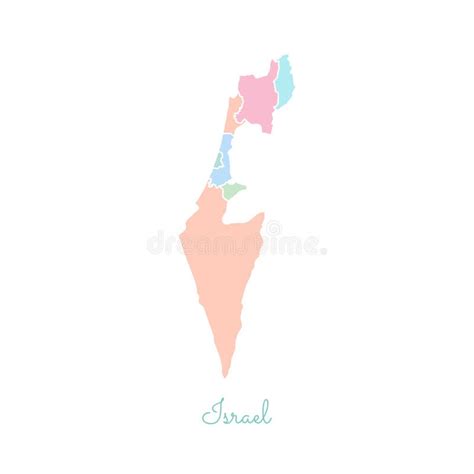 Israel Map Shape Outline Stock Illustrations 1332 Israel Map Shape