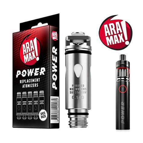 Aramax Power žhavící Hlava 0 14ohm E Cigarety Od 2011 Novacig Cz