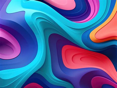Premium Photo Spectrum Wave Whispers Colorful Abstract Secrets