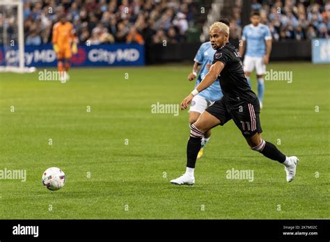 Ariel Lassiter 11 Of Inter Miami Cf Controls Ball During Audi 2022
