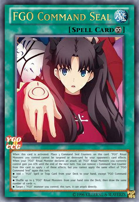 Fgo Command Seal By Killerxg On Deviantart