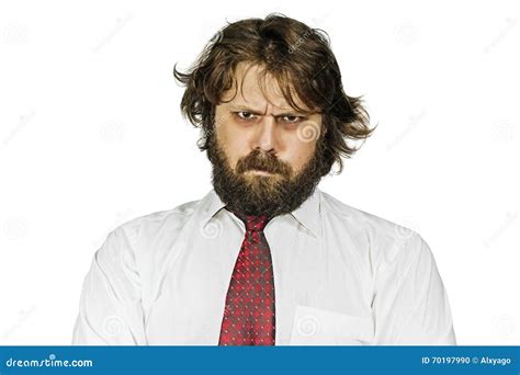Ond lurvig man arkivfoto. Bild av negativt, vuxna, affärsman - 70197990
