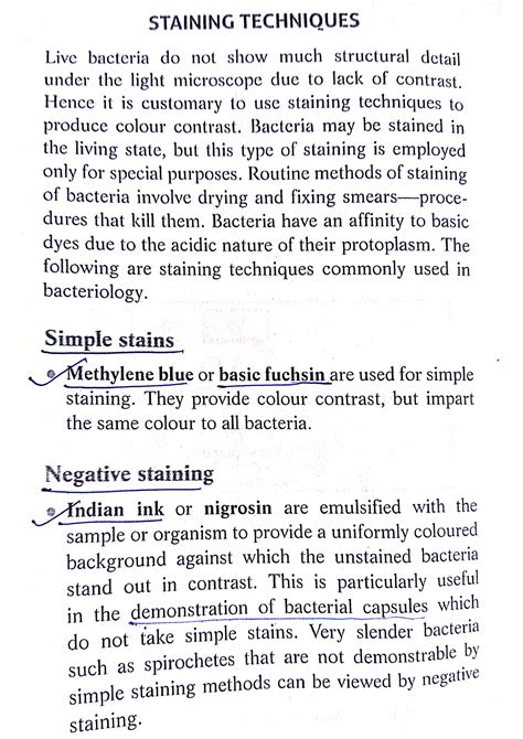 Staining Techniques General Microbiology Studocu