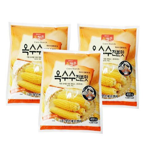 옥수수전분 400gx3개 혼합 옥수수가루 전분가루 리뷰 특정가 티몬