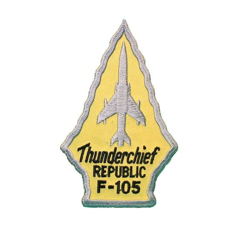 Patch F 105 Thunderchief Republic Yellow