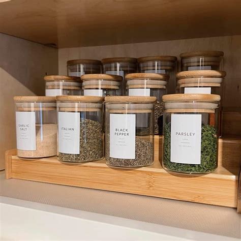 Tiered Shelf Organizer For Cylindrical Jars Soul And Lane