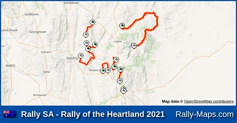 Maps Rally Sa Rally Of The Heartland 2021 Rally