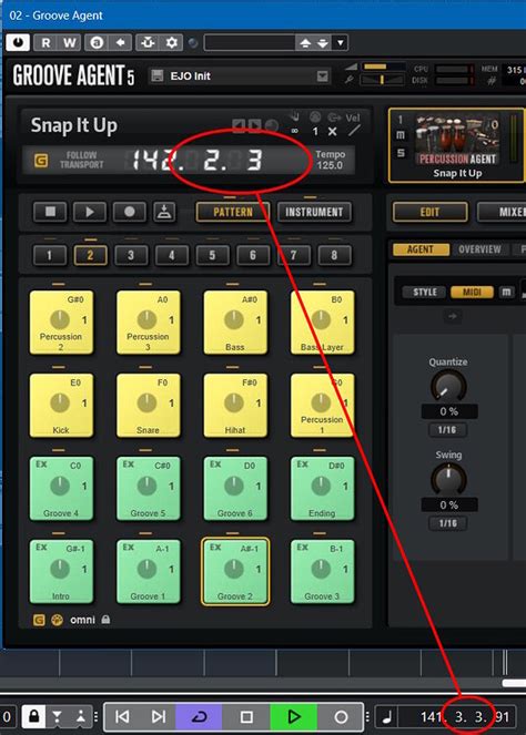 Groove Agent Patterns Playing Off The Beat Cubase Steinberg Forums