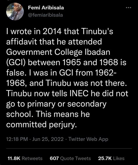 Certificate Saga Who Is After Bola Tinubu Findings Facts Of The