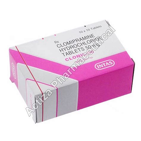 Clonil 50mg Tablet At ₹ 2100stripe Clomipramine Hcl Tablet In Surat