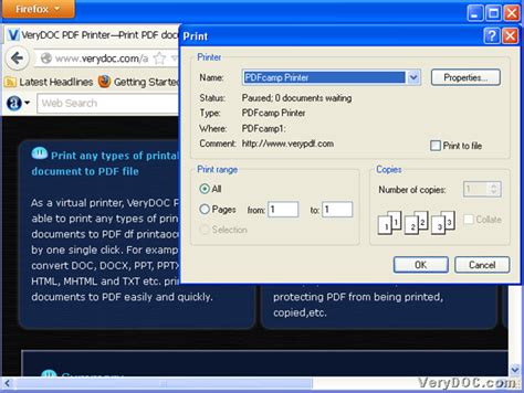 how to create pdf and set pdf page margin via virtual printer verydoc