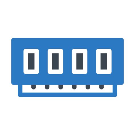 Ram Memory Generic Blue Icon