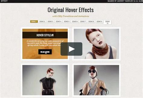 10 Ejemplos De Efectos Rollover Espectaculares Con Css3 Animaciones