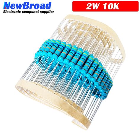 20pcs 10k ohm 2w metal film resistor grandado