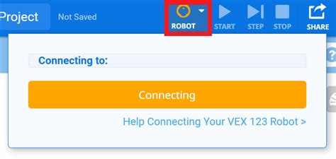 Conexión con VEXcode 123 basado en aplicaciones en macOS Biblioteca VEX