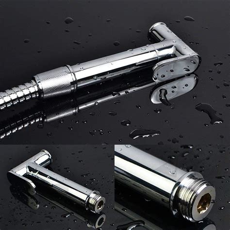 Brass Shataf Douche Kit Portable Toilet Bidet Handheld Chrome Sprayer