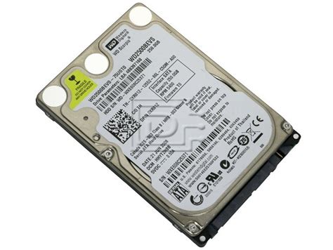 Dell XR812 / Western Digital Scorpio Blue WD2500BEVS 250GB 5.4K 2.5 ...