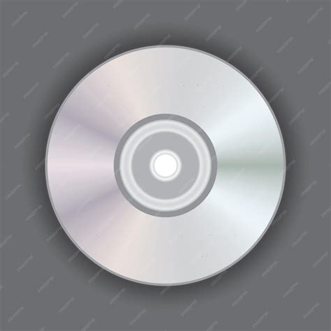 디지털 광 디스크 데이터 저장 Dvd 또는 Cd 디스크 프리미엄 벡터