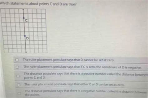Which Statements About Points C And D Are True Image Showing A