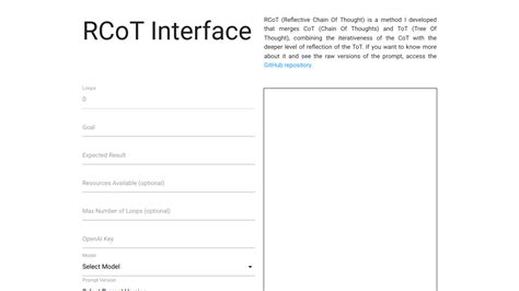 Rcot Reflective Chain Of Thought Advanced Innovation