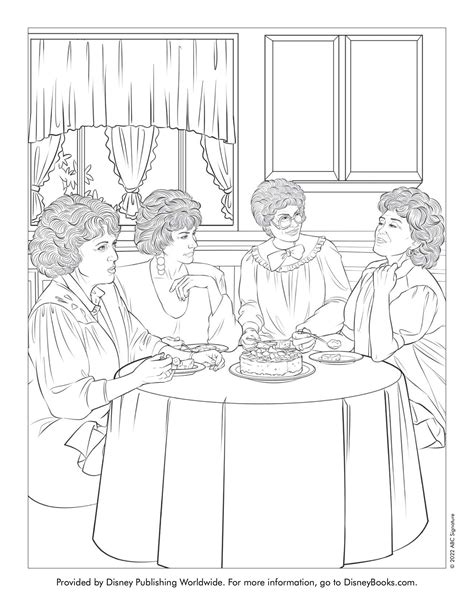 Golden Girls Free Coloring Pages Coloring Pages