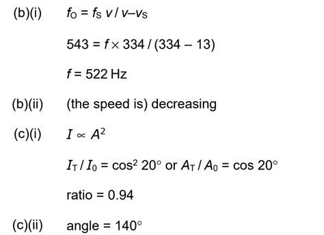 Cie As And A Level Physics 75 Polarisation Exam Style Question Paper 2