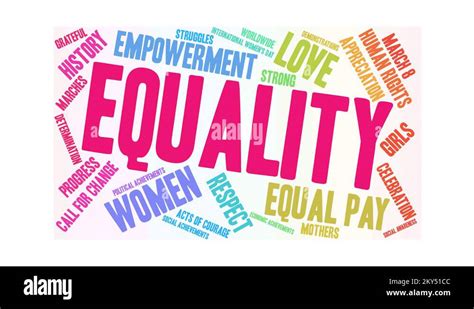 Equality Word Cloud Stock Videos And Footage Hd And 4k Video Clips Alamy