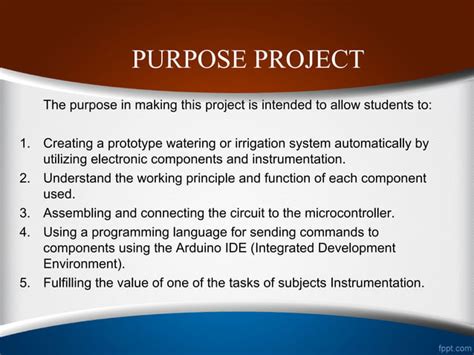 AUTOMATIC IRRIGATION SYSTEM USING ARDUINO UNO PPT