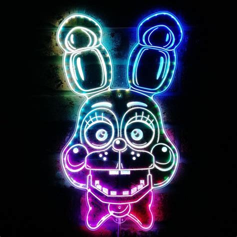 Neon Sign Five Nights At Freddys Etsy