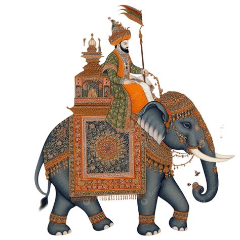 3d Un Roi Assis Sur Le Dos Dun éléphant Png 3d Un Roi Assis Sur Le